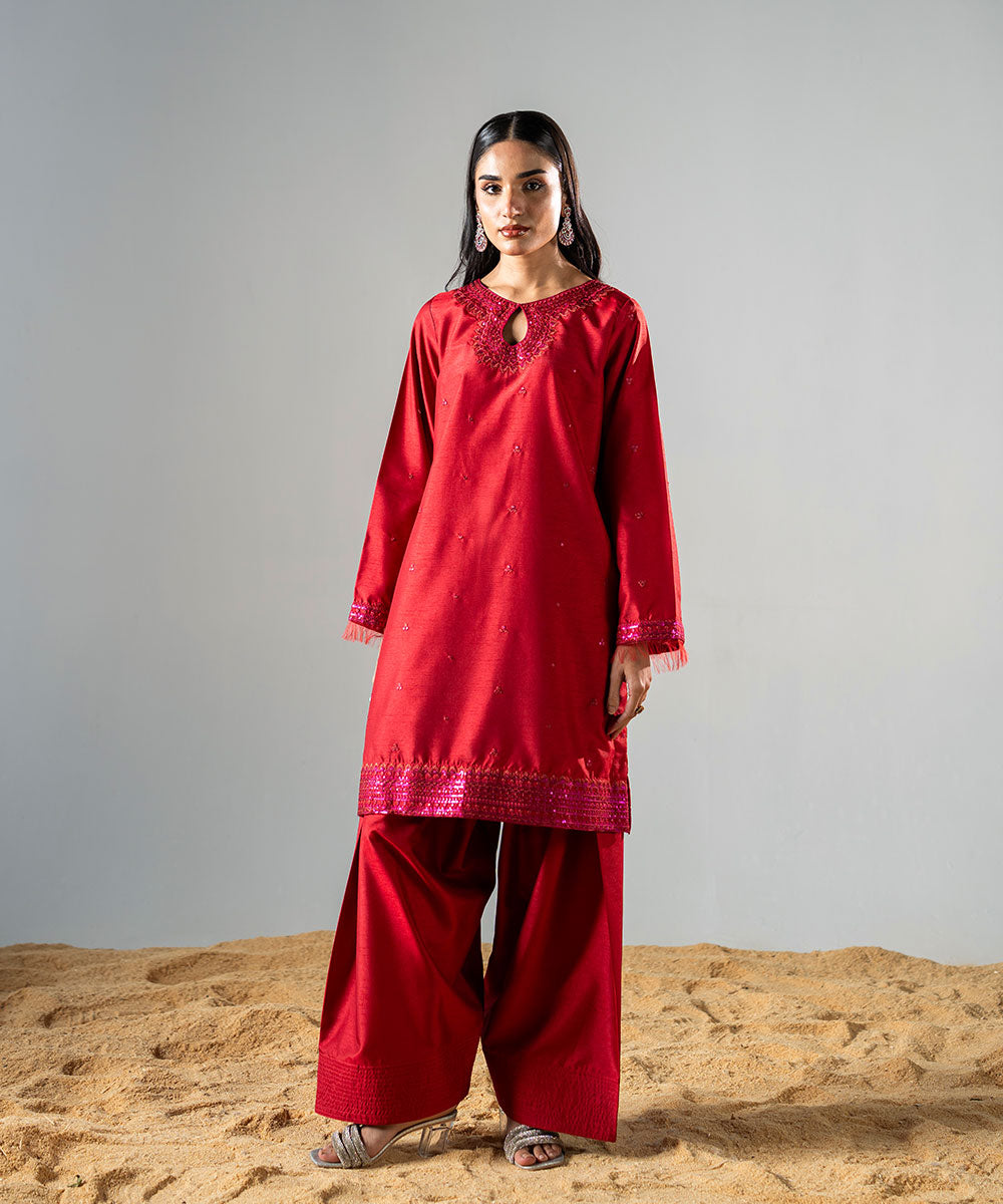 2PC - Raw Silk Suit – Kross Kulture
